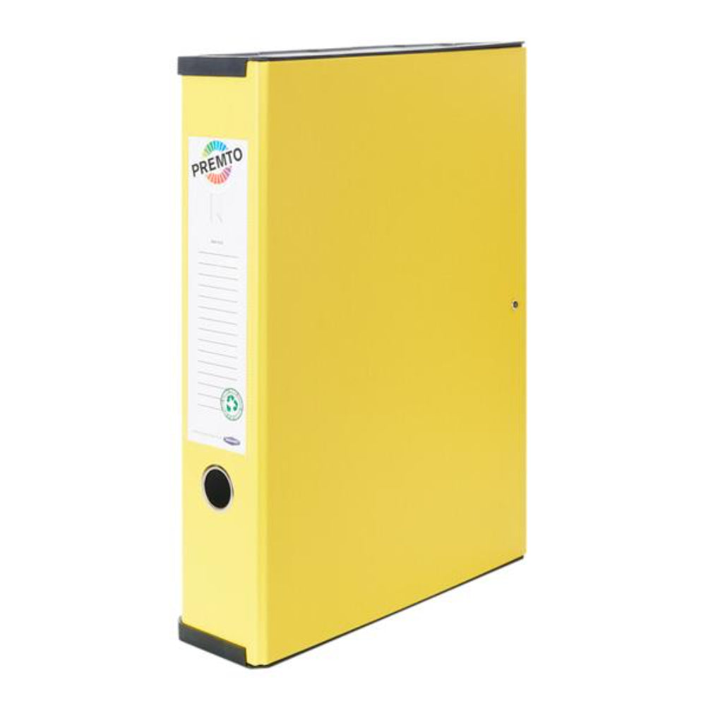 Premto Heavy Duty Box File - Sunshine Yellow|Stationery Superstore UK ...