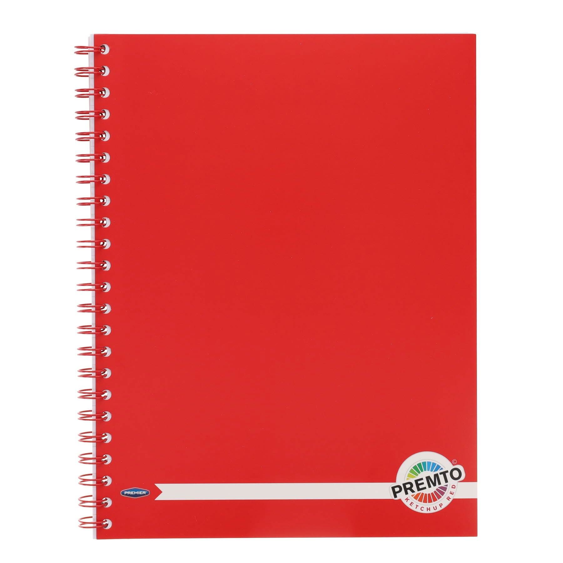 Premto A4 Wiro Notebook - 200 Pages - Ketchup Red – Write Away Stationery