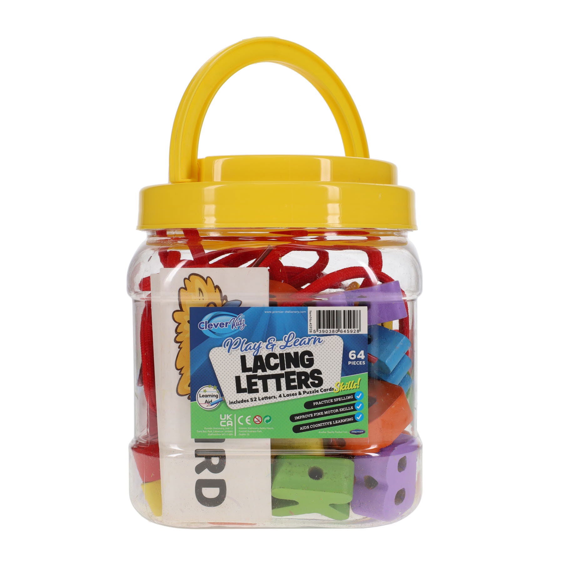 Clever Kidz Play And Learn Lacing Letters - Pack of 64 – Write Away ...