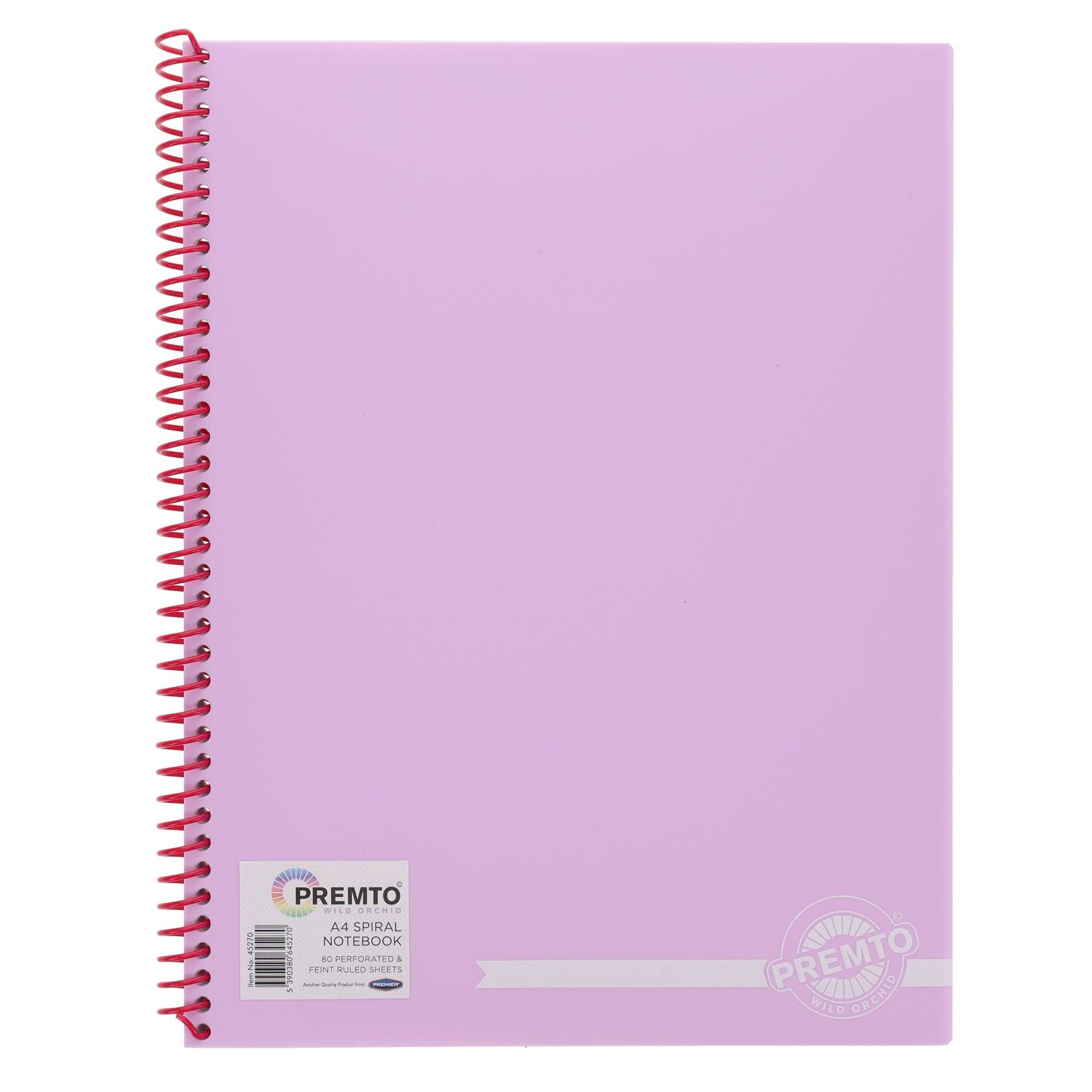 Premto Pastel A4 Spiral Notebook PP - 160 Pages - Wild Orchid – Write ...